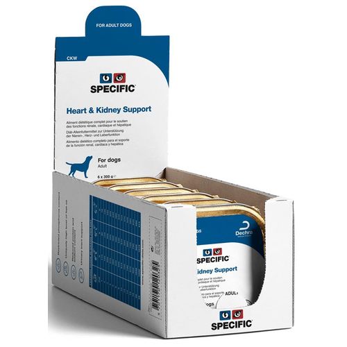 SPECIFIC Dechra Dog Heart and Kidney Support pašteta 6 x 300 g