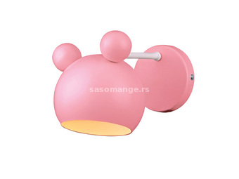 Dečija zidna lampa Mickey 1XE27 Pink 955MICKEY1W/P