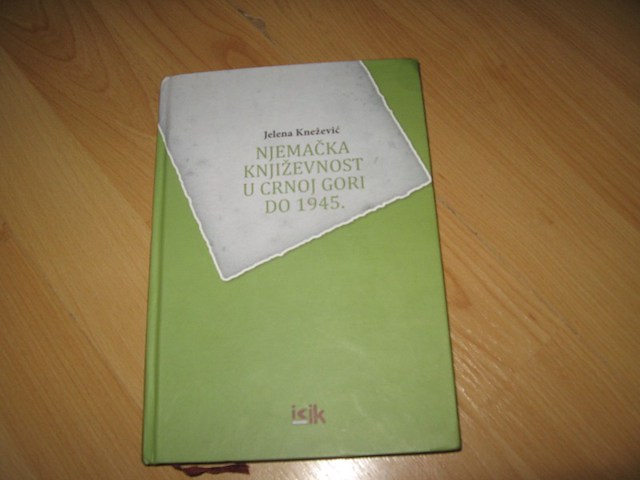 Njemačka književnost u Crnoj Gori do 1945 J.Knezevic