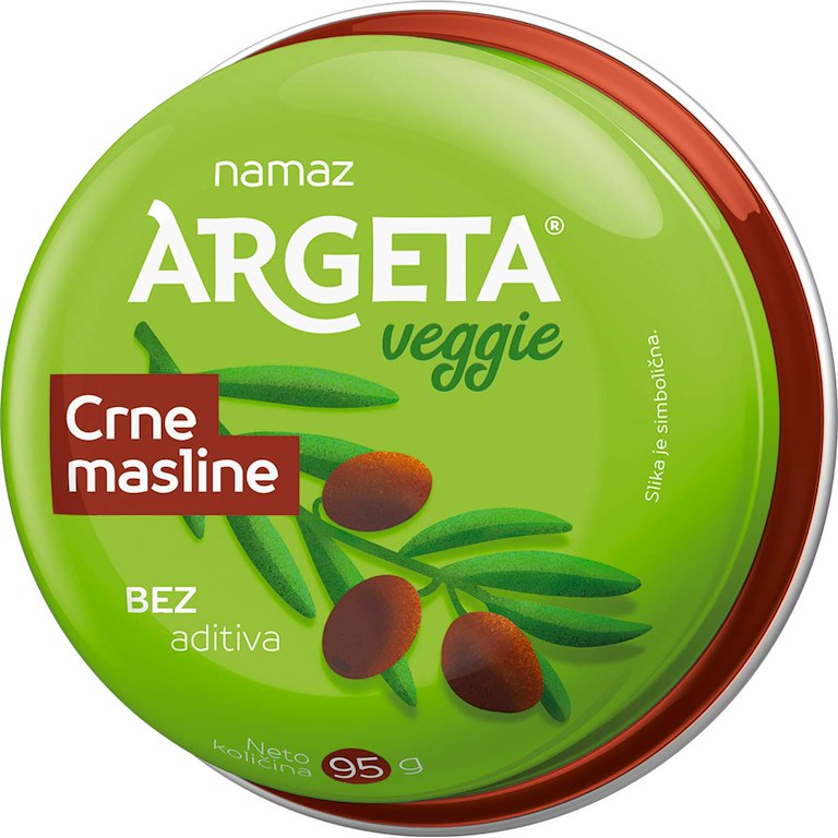 Argeta namaz argeta veggie crna maslina 95g argeta