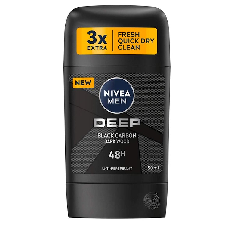 Nivea deo stik men deep 50ml nivea