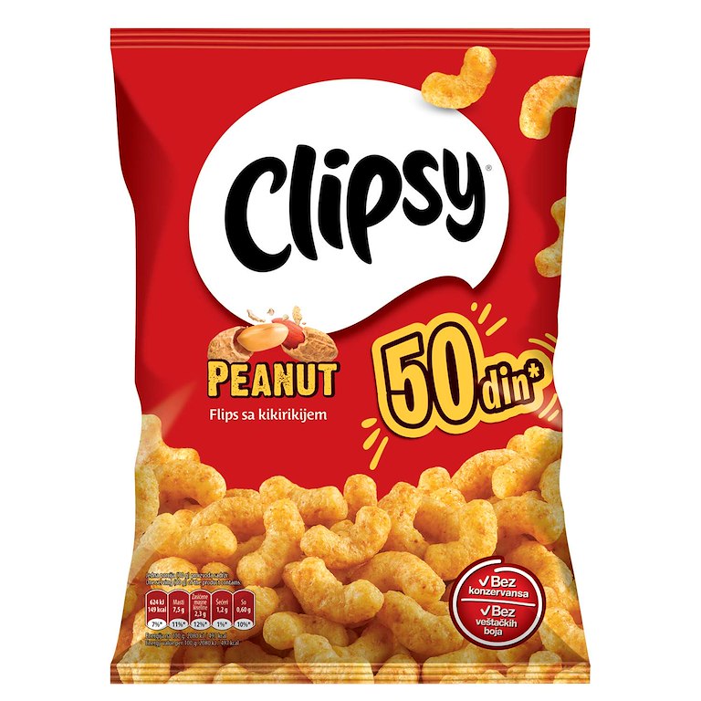 Clipsy flips kikiriki 75g clipsy