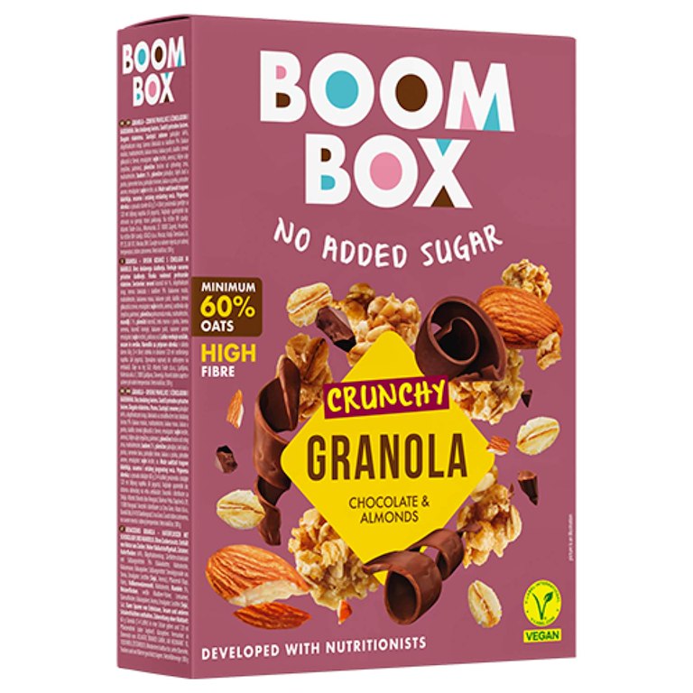 Boom box granola ovsena čokolada 300g boom box