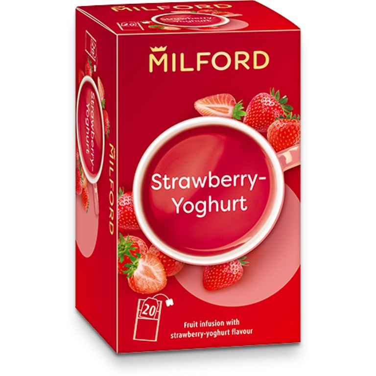 Milford čaj jagoda jogurt 50g