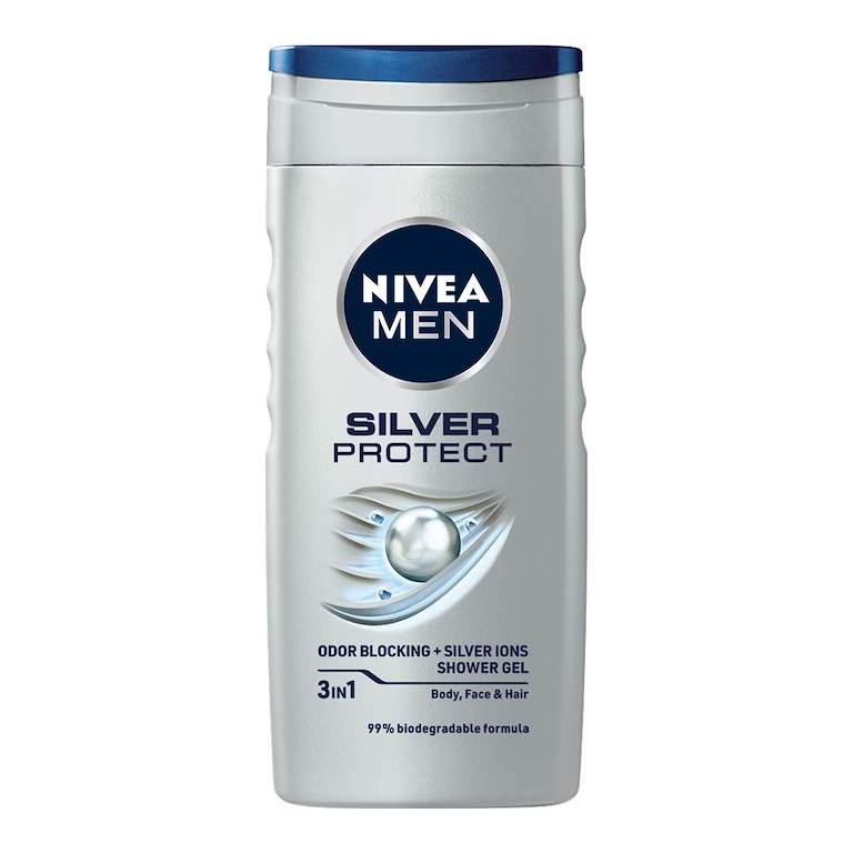 Nivea men silver protect gel za tuširanje 250ml