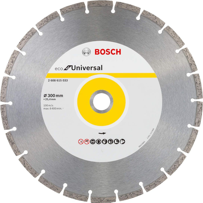 Bosch Dijamantska rezna ploča 300mm-ECO For Universal, 2608615033