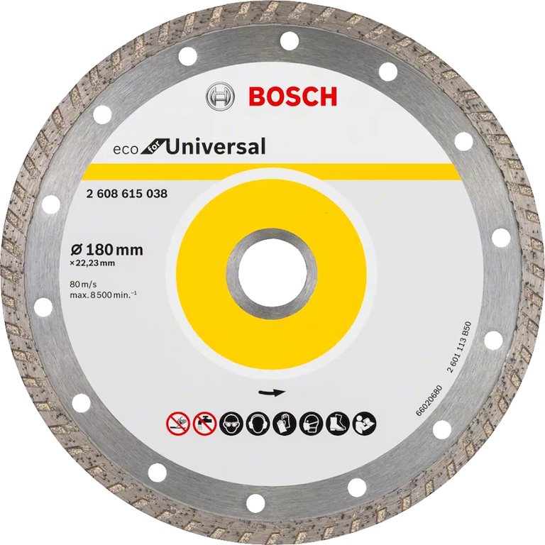 Bosch Dijamantska rezna ploča turbo 230mm-ECO For Universal, 2608615039