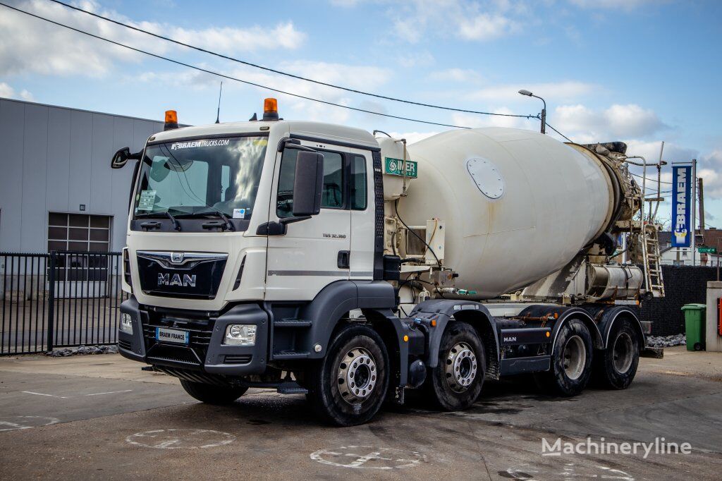 MAN TGS 32.360 BB+MIXER 9M³ kamion s mešalicom za beton
