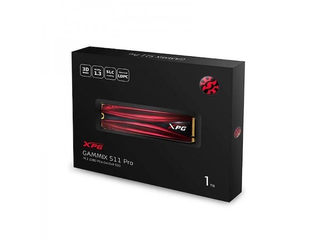 A-data 1TB M.2 PCIe Gen3 x4 XPG GAMMIX S11 Pro AGAMMIXS11P-1TT-C SSD