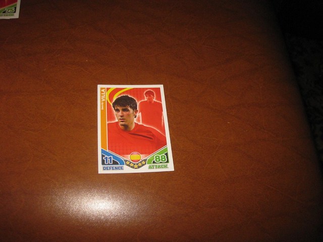 Topps Match Attax - David Villa (Spain)