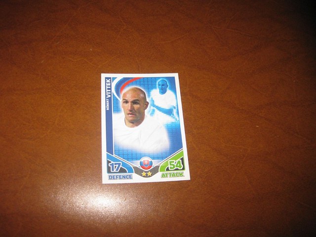 Topps Match Attax - Robert Vittek (Slovakia)