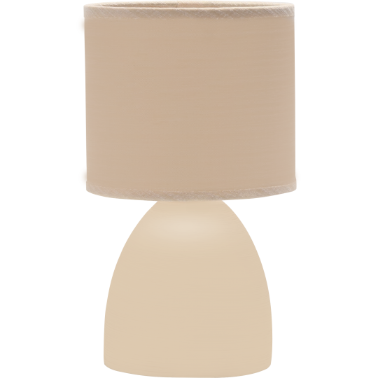 Dekorativna stona lampa keramička E14 bež M1011