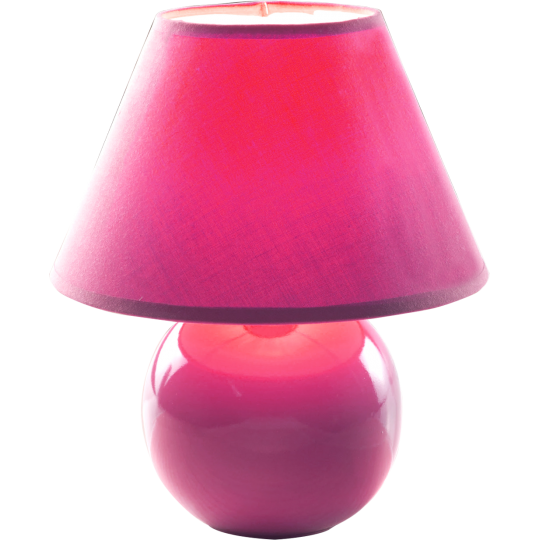 Dekorativna stona lampa keramička E14 roza M1012