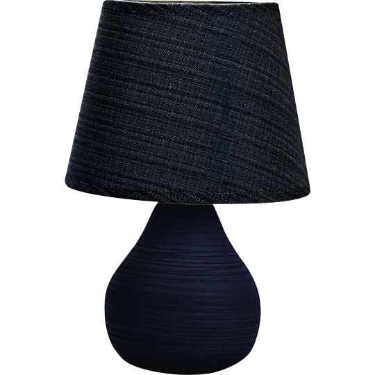 Dekorativna stona lampa keramička E14 crna M1013