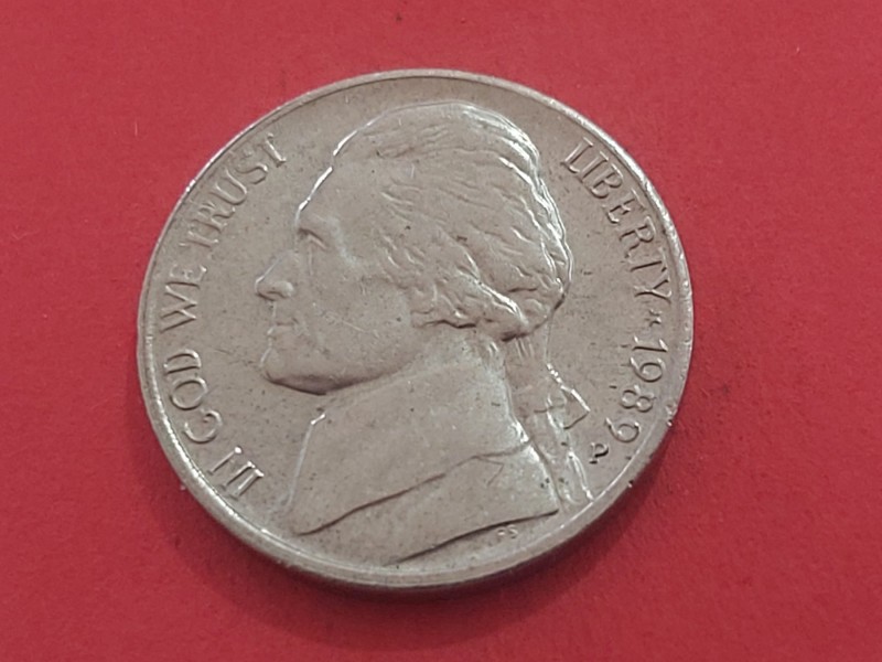 USA - 5 cents 1989 god P