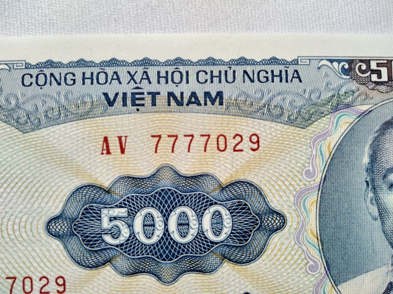 Vijetnam 5.000 dong, 1991 god.UNC,lep broj