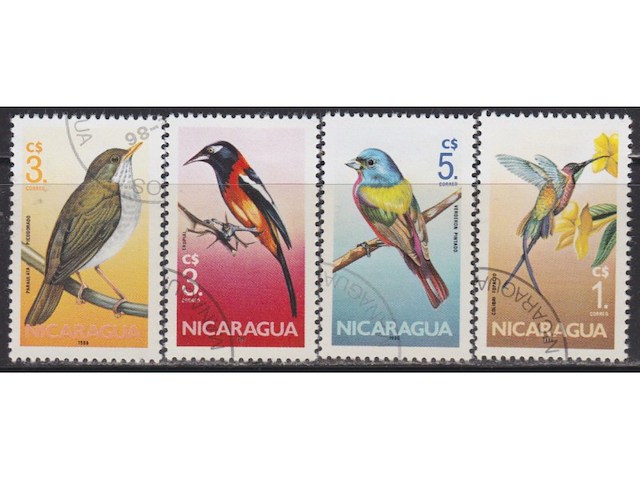 Nikaragva 1986 Ptice poništeno