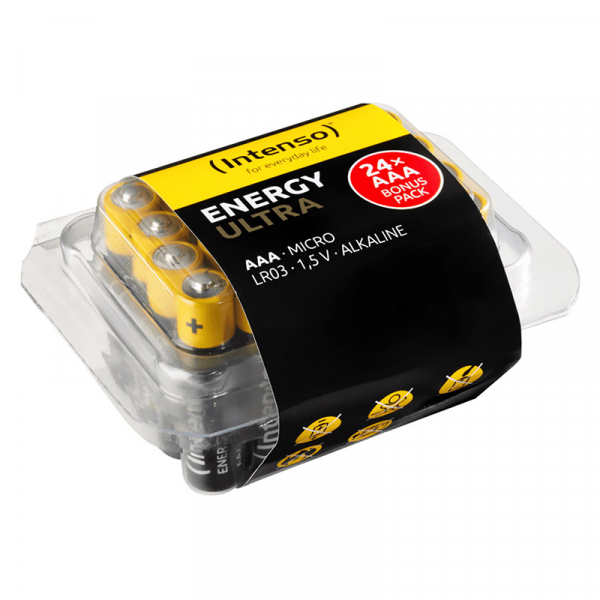 Baterija alkalna INTENSO LR03 AAA pakovanje 24 kom