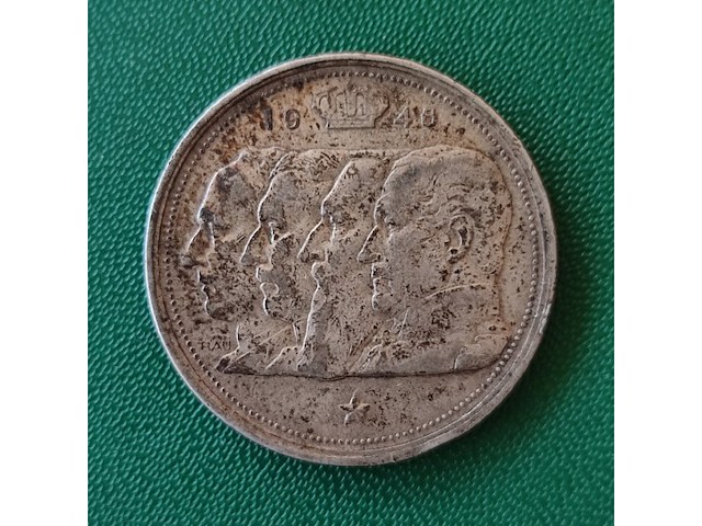 Belgija 100 FRANAKA 1948 srebro