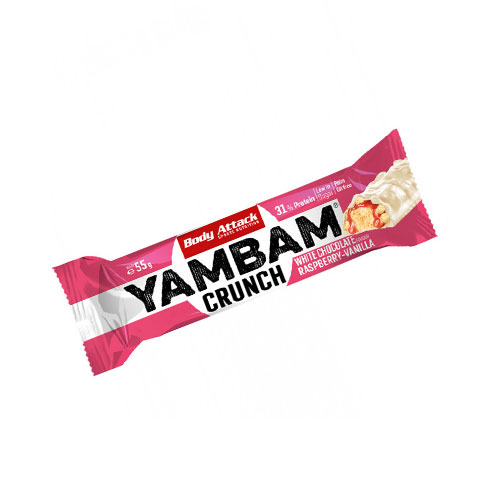 YAMBAM NUTS WHITE CHOCOLATE RASBERRY VANILLA 55GR