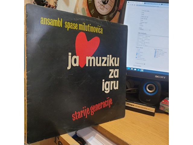 Ansambl Spase Milutinovića ‎– Ja ♥ Muziku Za Igru,LP