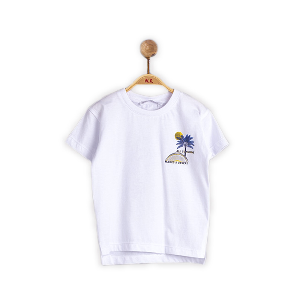 Nk kids majica za bebe dečake bela L2344605