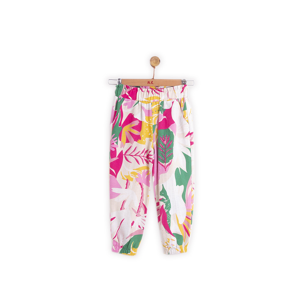 Nk kids pantalone za devojčice pink L2354501