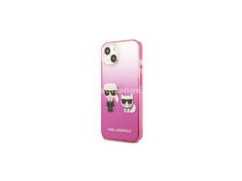 Karl Lagerfeld futrola za iPhone 13 pink karl &amp; choupette head gradient ( GSM114867 )