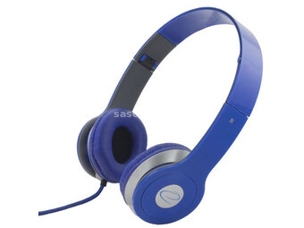 Stereo slušalice s mikrofonom ESPERANZA techno blue EH145B