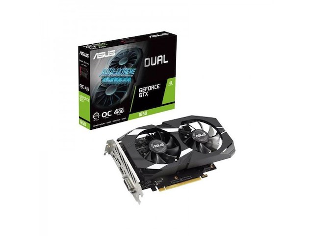 Asus nVidia GeForce GTX 1650 4GB 128bit DUAL-GTX1650-O4GD6-P-V2