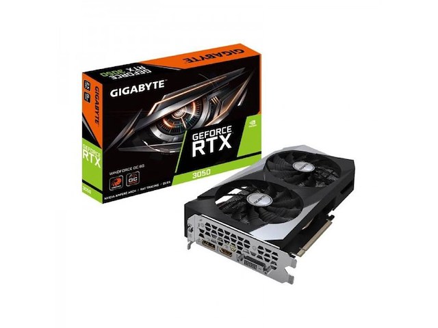 Gigabyte nVidia GeForce RTX 3050 WINDFORCE OC 8GB 128bit GV-N3050WF2OC-8GD