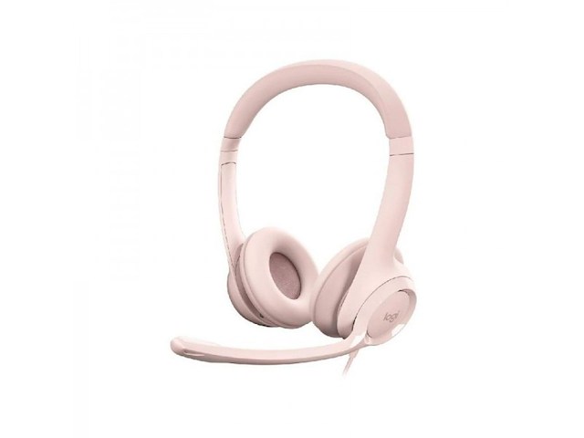 Logitech H390 Stereo Headset slušalice sa mikrofonom roze