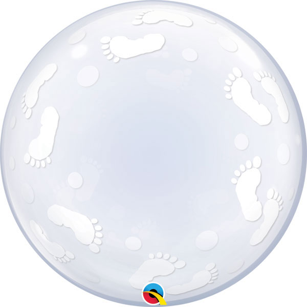 49459
24″ Deco Bubble Baby Footprints