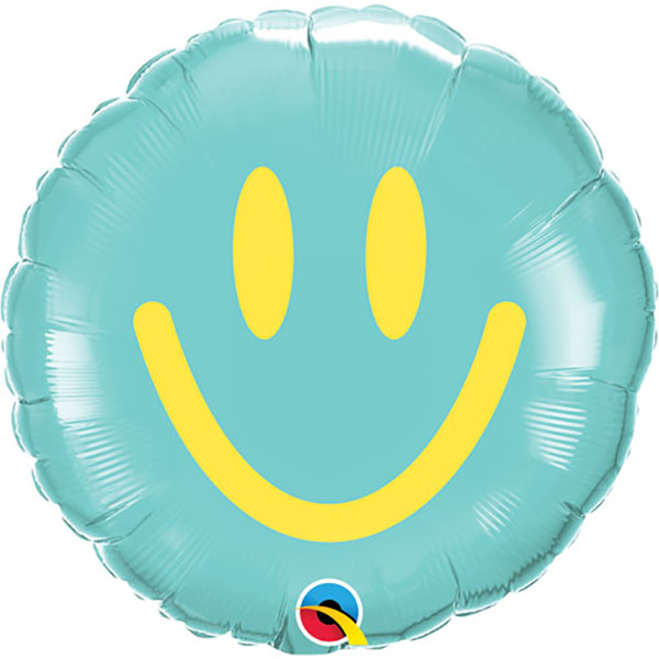 27317
9″ Foil Yellow & Caribbean Blue Smiles