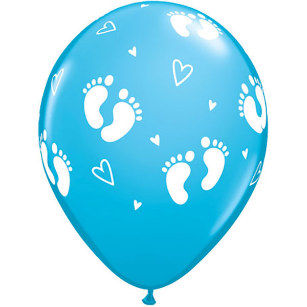 44794
11″ Latex Baby Footprints&Hearts (5)