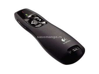 Logitech R400 wireless presentation remote black ( 910-001356 )