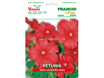 Cveće Petunija niska crvena - seme 5 kesica Franchi Sementi Virimax