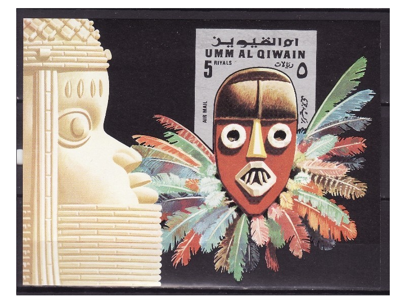 Umm Al Qiwain - Bl umetnost - maske