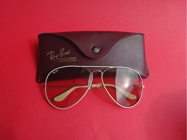 Vintage Ray-Ban bele sa Bausch i Lomb staklima