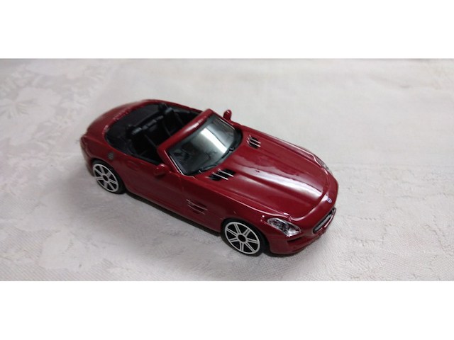 Burago Mercedes SLS AMG Roadster, 1:43 nov bez kutije,s