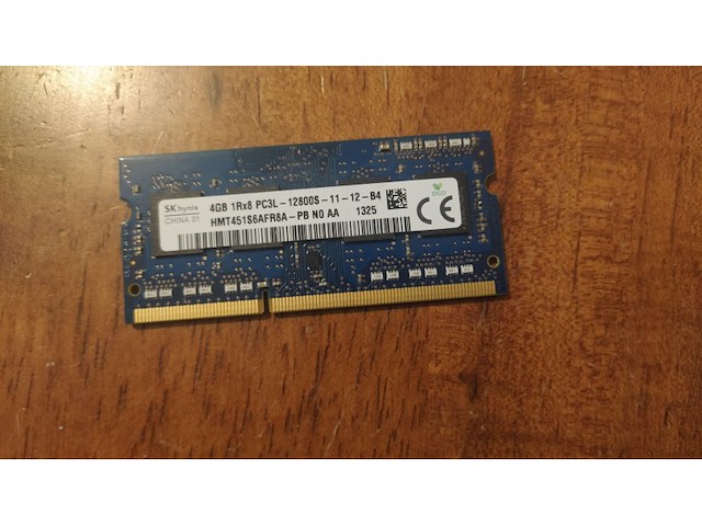 Ram memorija DDR3 Hynix 4GB , 1600Mhz , PC3L , BR10