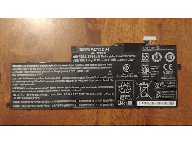 Baterija za Acer V5-122P , V5-122 , V5-132P