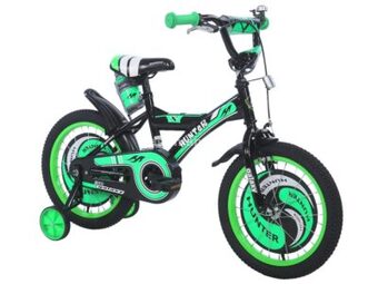Bicikl dečiji HUNTER 16 crna zelena