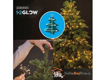 Novogodišnje LED 1-2 glow basic 171 lampica 6 nivoa sijalica