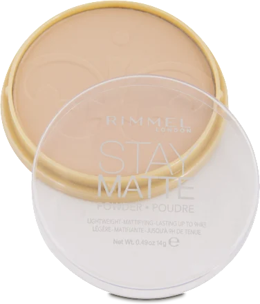 RIMMEL LONDON
Puder u kamenu, STAY MATTE- 003 Peach Glow, 14 g