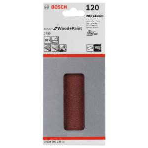 2608605281 10-DELNI SET BRUSNI 80*133 P120 BOSCH