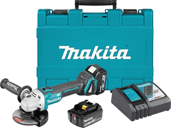 Makita akumulatorska ugaona brusilica DGA506RTE