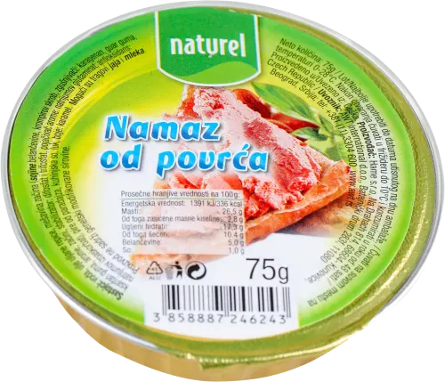 naturel
Namaz od povrća, 75 g