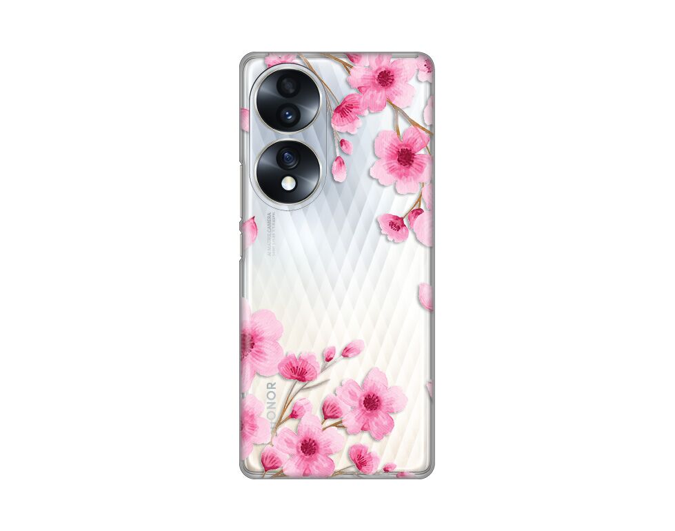 Silikonska futrola PRINT Skin - Huawei Honor 70 Rose flowers