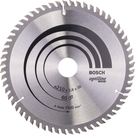 Bosch list kružne testere Optiline Wood 210 x 30 x 2,8 mm, 60 - 2608641190